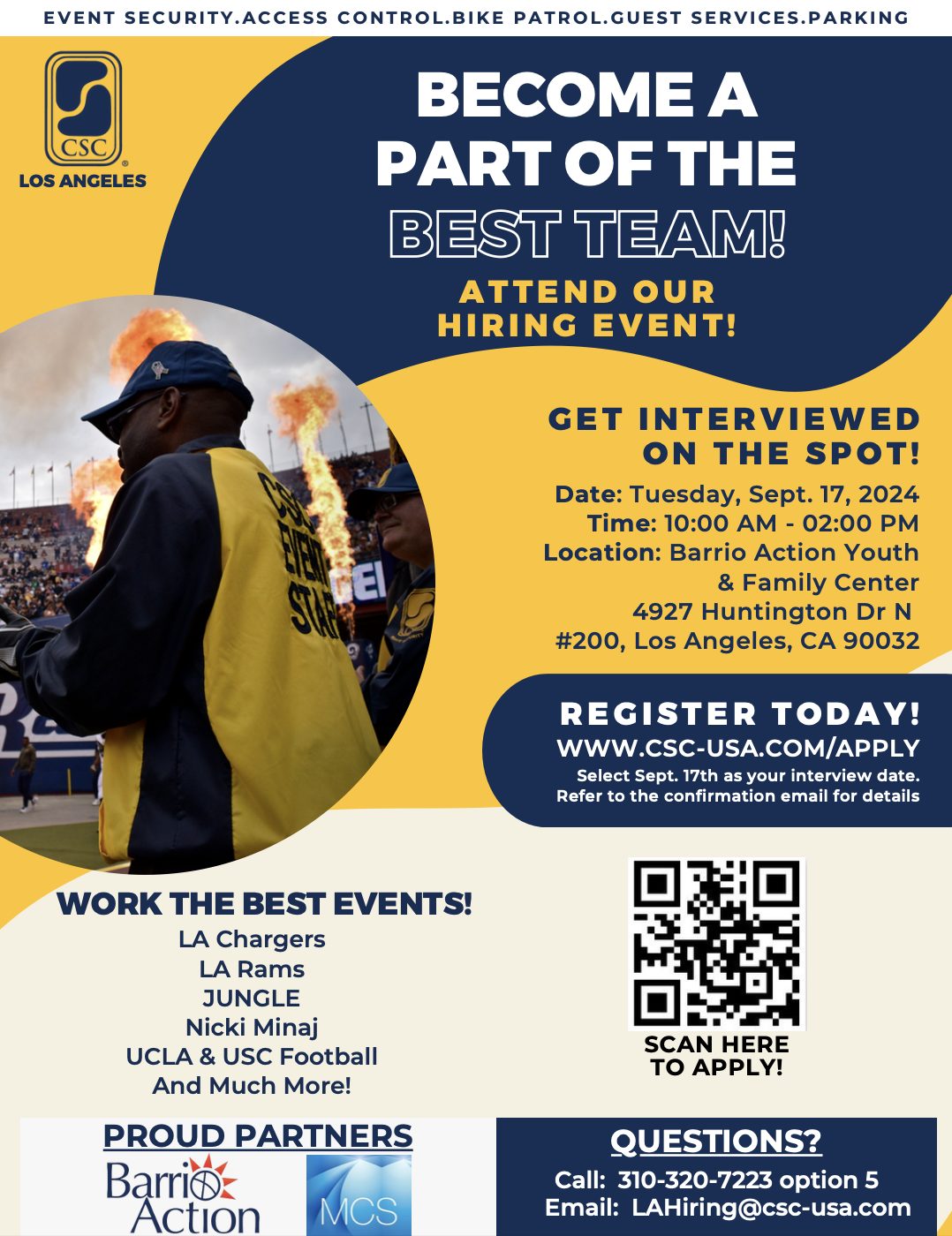 Hiring Event! - Barrio Action Youth & Community Center